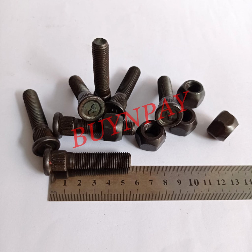 Jual BAUT RODA + MUR 60 MM 6 CM KIJANG INNOVA YARIS RUSH PANTHER PAJERO ...