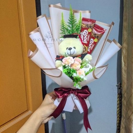 Jual Bouquet boneka wisuda + good time/kado wisuda/bucket wisuda ...