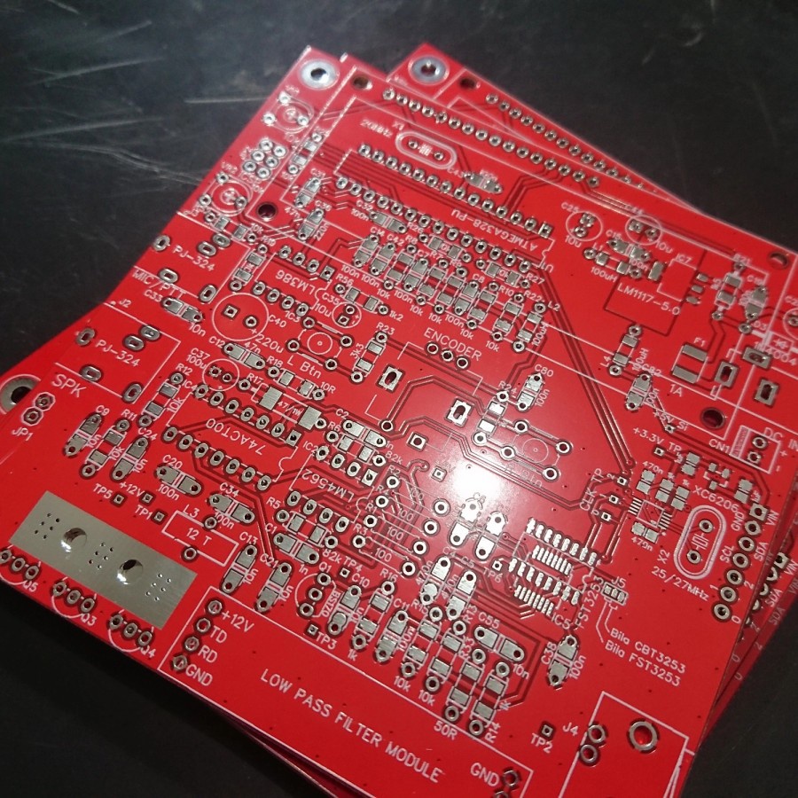 Jual PCB uSDX Amp LM386 SSB CW All Mode HF TRX SDR Standalone | Shopee ...