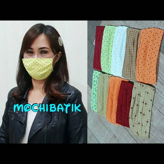 Jual MOCHIBATIK MASKER KAIN NON MEDIS MOTIF (1 PAK isi 6pcs) | Shopee ...