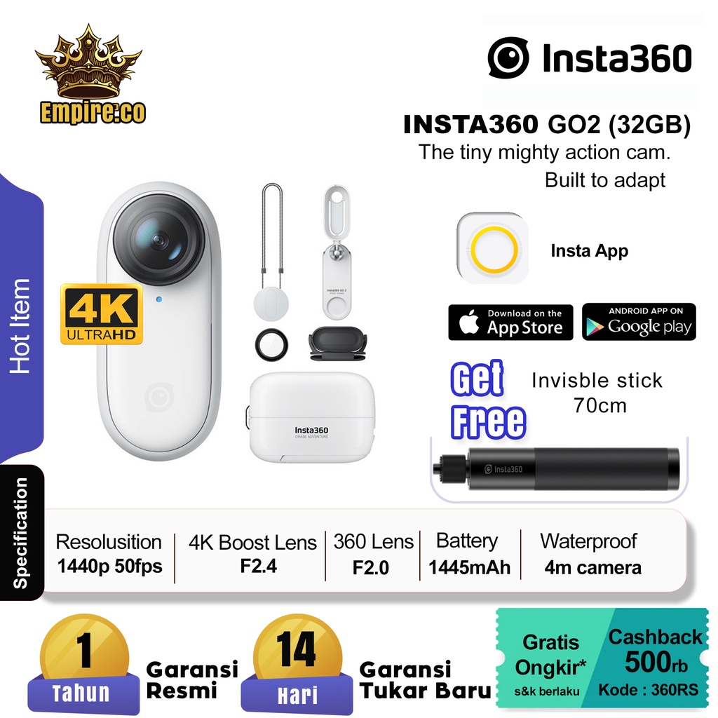 Jual Insta 360 GO 2 | Shopee Indonesia