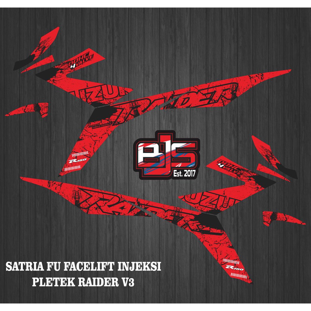 Jual [COD] Stiker Sticker Striping Satria fu facelift injeksi raider ...