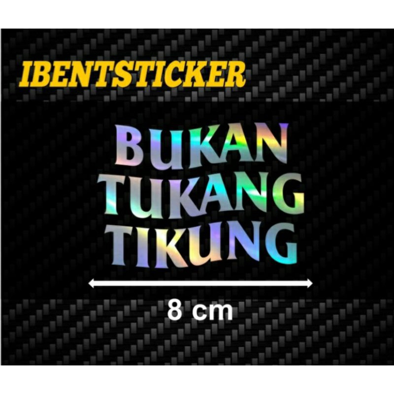 Jual STICKER HOLOGRAM BUKAN TUKANG TIKUNG | Shopee Indonesia