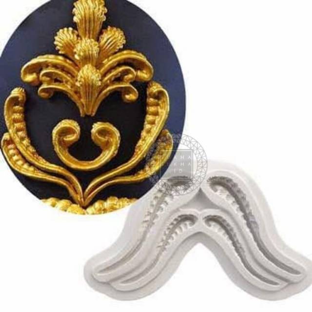 Jual Cetakan Fondant Clay Scroll L | Shopee Indonesia