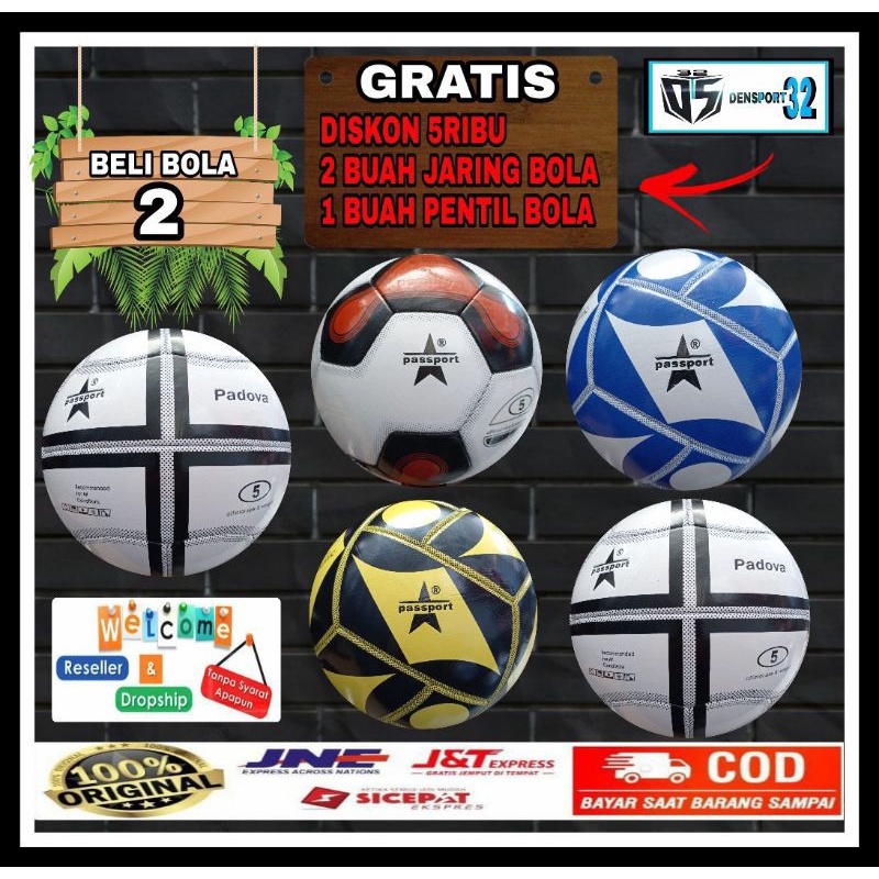 Jual BOLA KAKI SEPAK SOCCER FOOTBALL ORIGINAL PERTANDINGAN TARKAM JAHIT ...