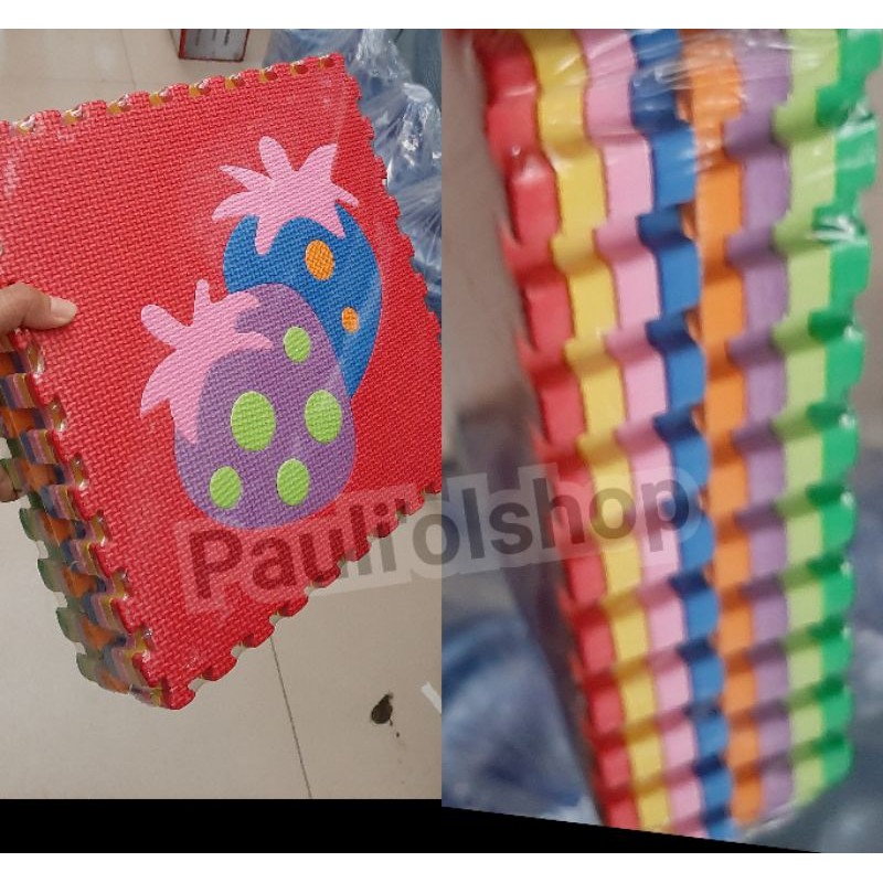 Jual 8 psc Karpet atau alas lantai puzzle atau susun 31 x 31 | Shopee ...