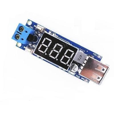 Jual USB Charger New DC Buck StepDown Converter 5V 2A Voltmeter Module ...
