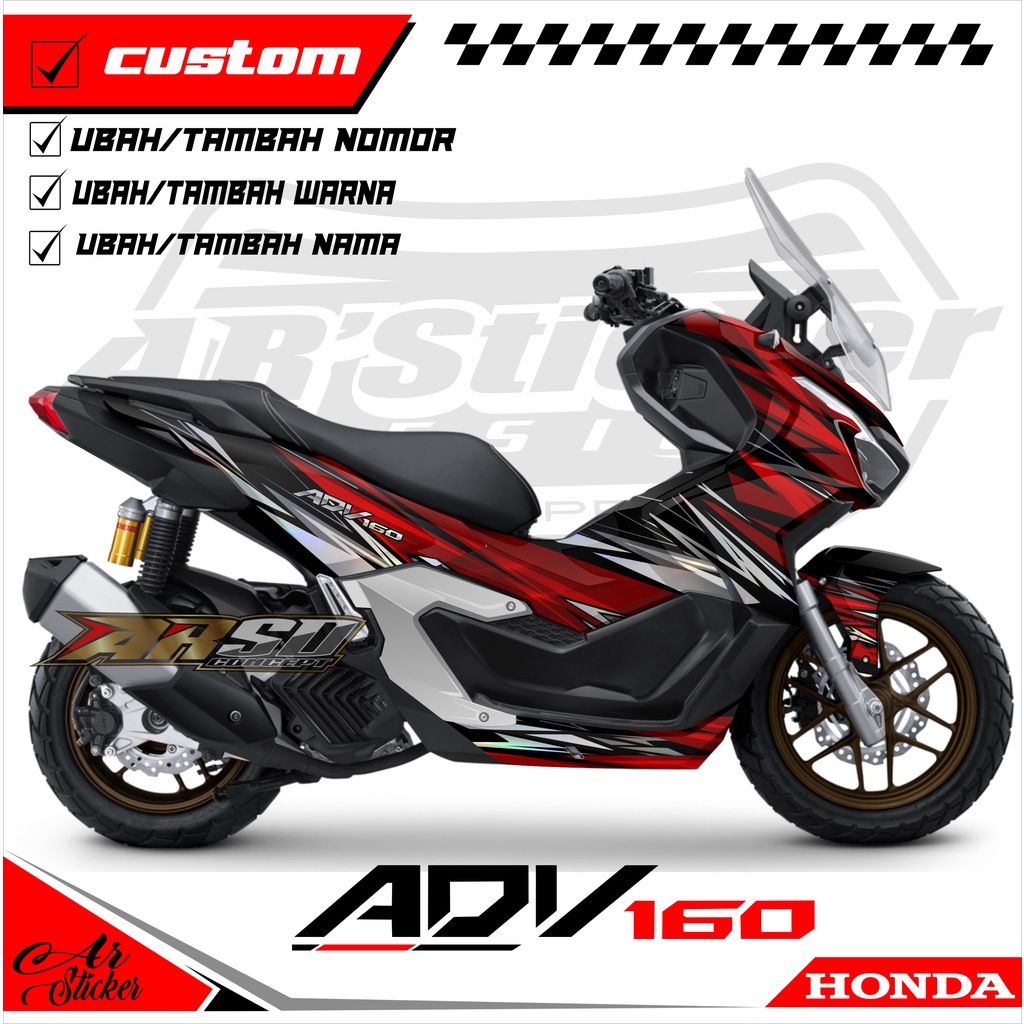 Jual Sticker Decal ADV 160 Fullbody - Stiker Dekal Honda ADV 160 ...