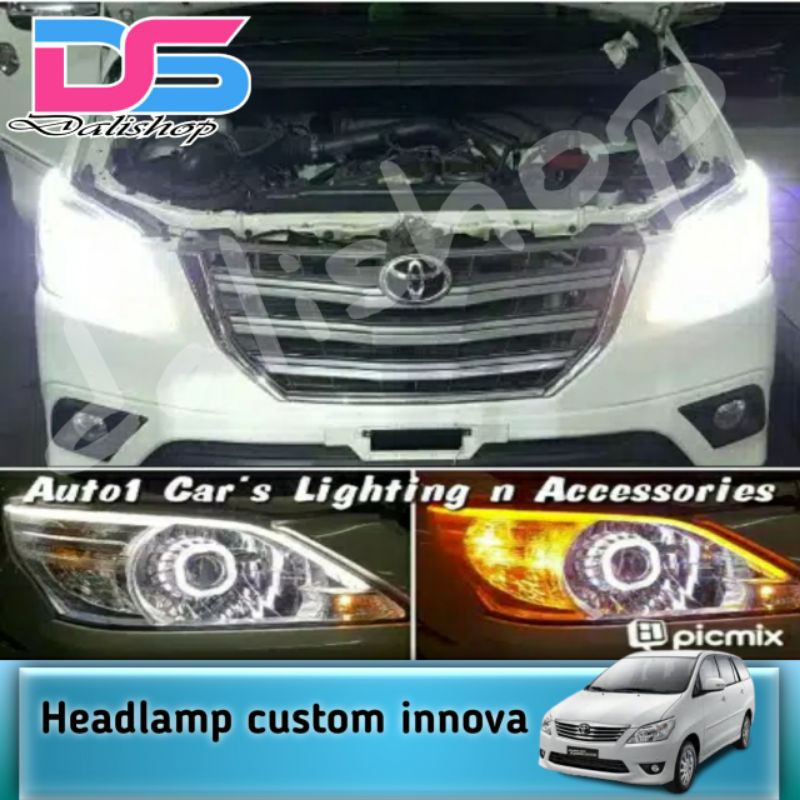 Jual Toyota innova bixenon hid projector lampu innovaheadlamp hid ...