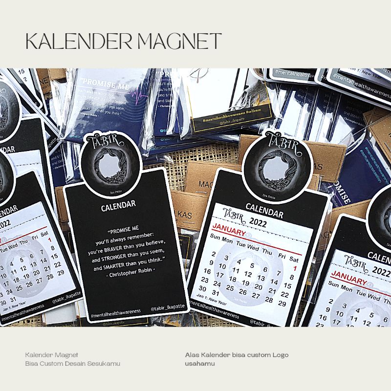 Jual Kalender Magnet Custom - Kalender Magnet Mini - Kalender Magnet ...