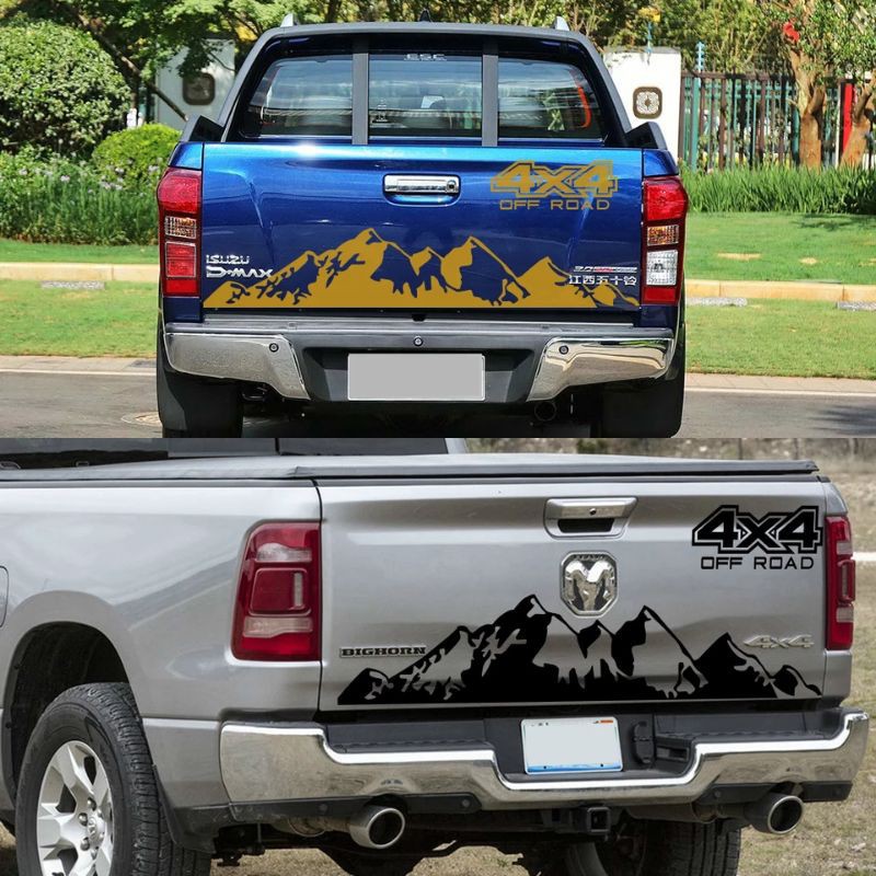 Jual stiker mobil hilux stiker mobil 4x4 stiker mobil off road stiker ...