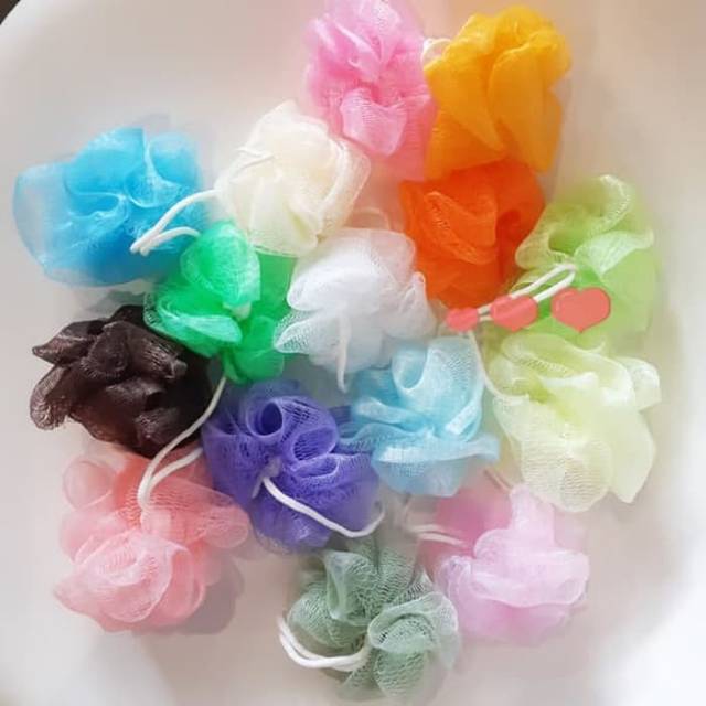 Jual Mini Shower puff | Shopee Indonesia