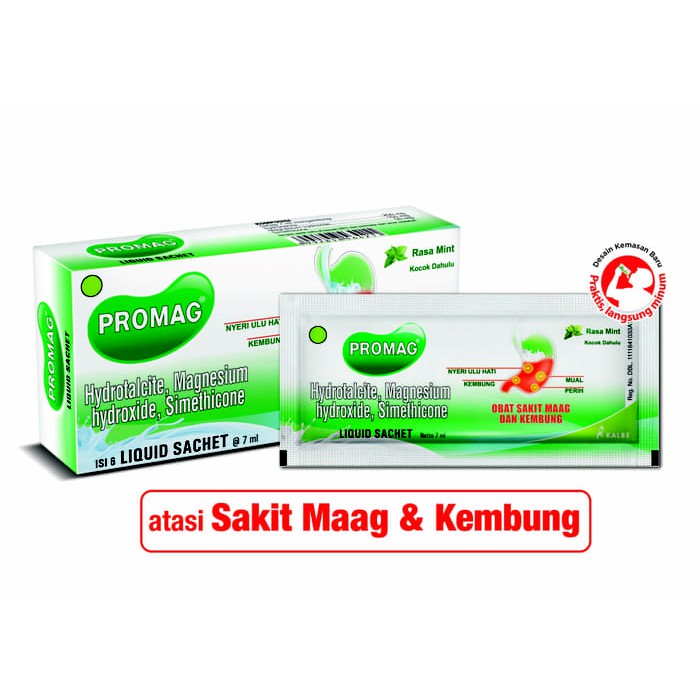 Jual Promag Cair isi 6 Sachet | Shopee Indonesia