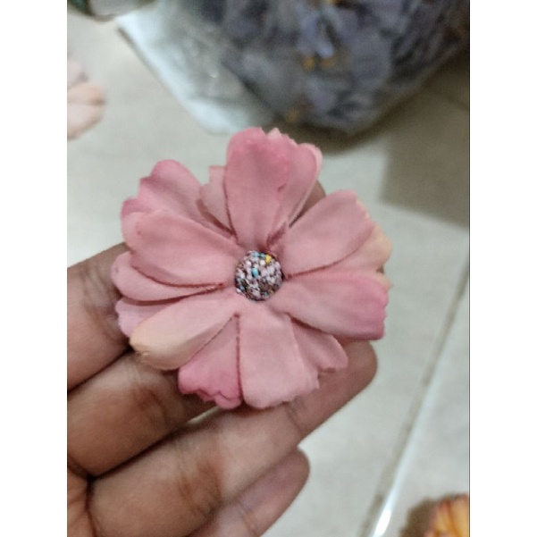 Jual KS30 Daisy 4cm kelopak bunga kepala satuan head flower mawar rose ...