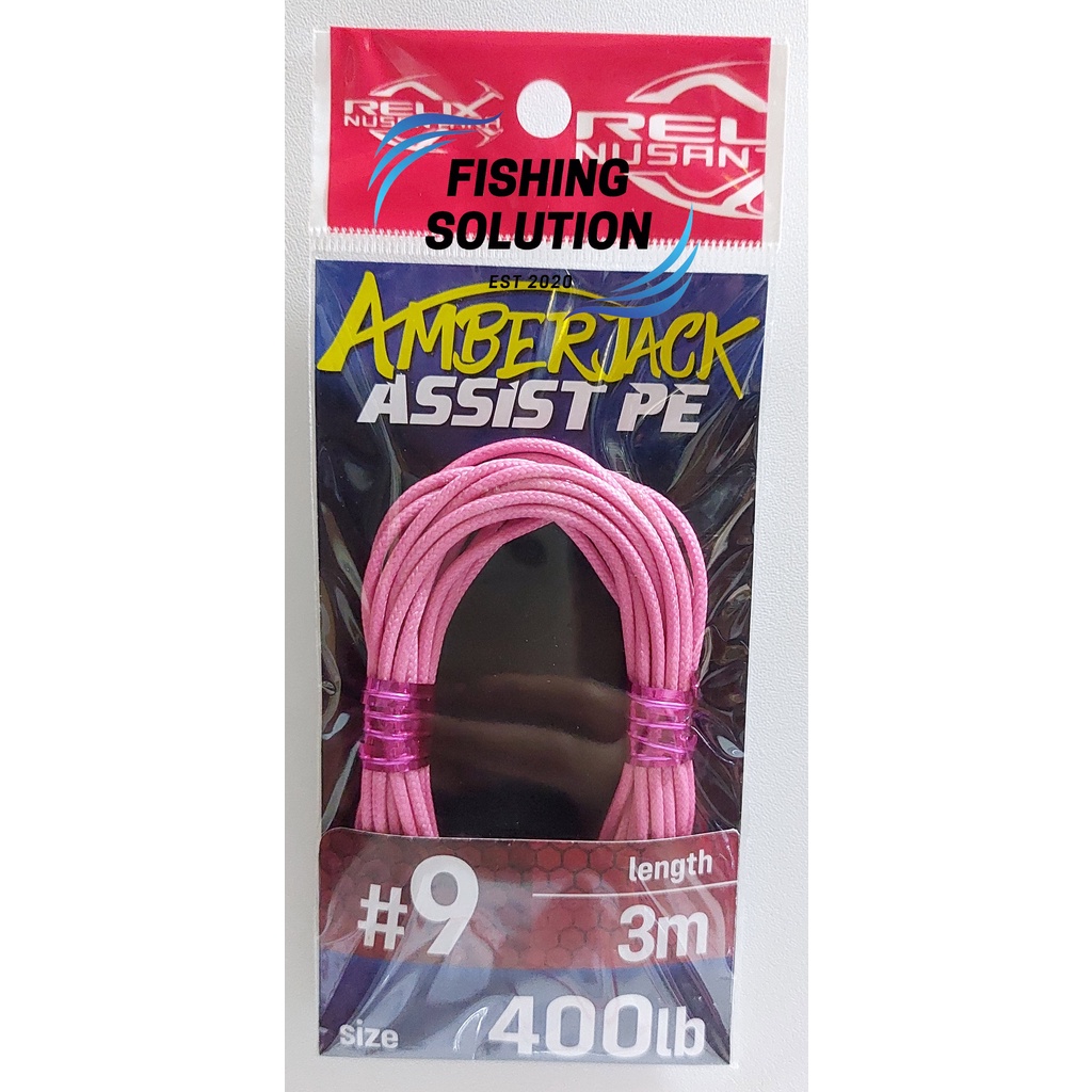 Jual Senar Pancing Relix Nusantara Amberjack Kevlar Assist PE Line 3 M ...