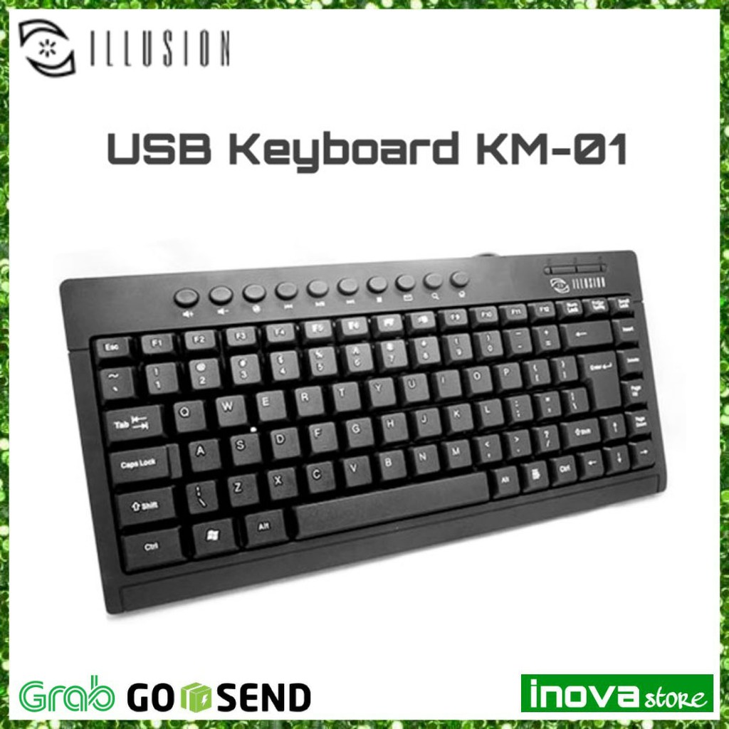 Jual ILLUSION Mini USB Keyboard KM-01 | Shopee Indonesia