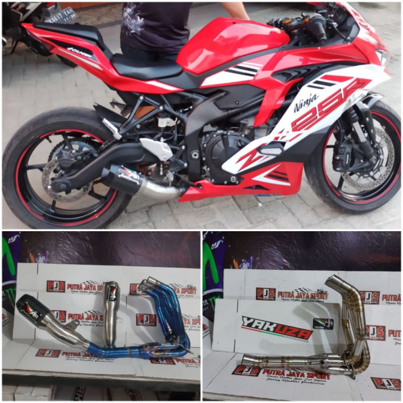 Jual knalpot ninja zx25r full system kumplit pnp ( austin racing ...