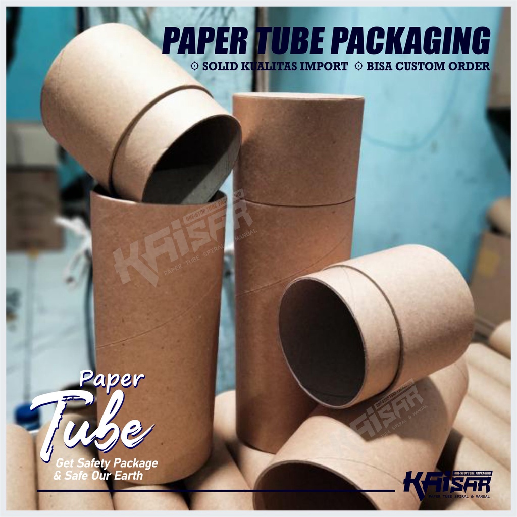 Jual SELONGSONG KERTAS / PAPER CORE / PAPER TUBE PACKAGING CUSTOM | Shopee Indonesia