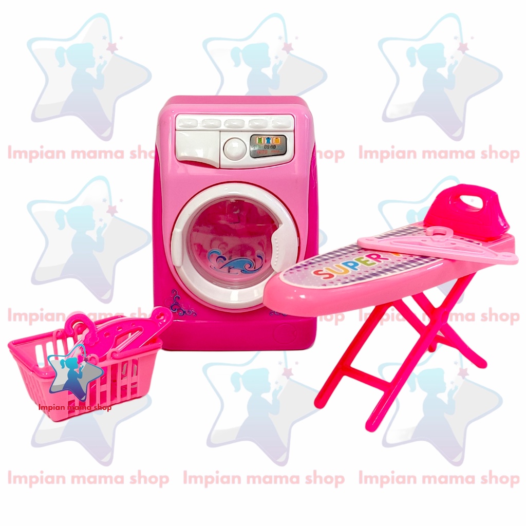 Jual Mesin cuci mainan anak Laundry Set | Shopee Indonesia