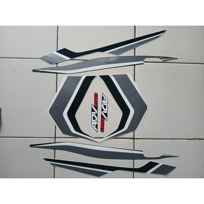 Jual stiker striping honda ADV 150 2019-2020 putih hitam | Shopee Indonesia