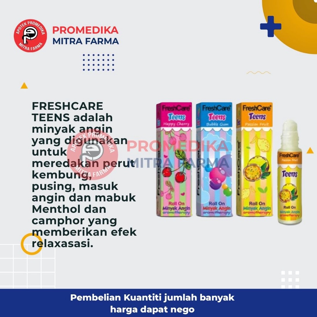 Jual Freshcare Teens 10 ml / Botol / Minyak Angin Aromatherapy | Shopee ...