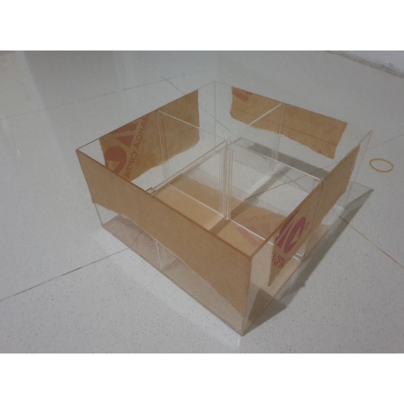 Jual AQUARIUM Solitare Soliter Cupang Acrylic Akrilik 20x20x10 Cm 2mm | Shopee Indonesia