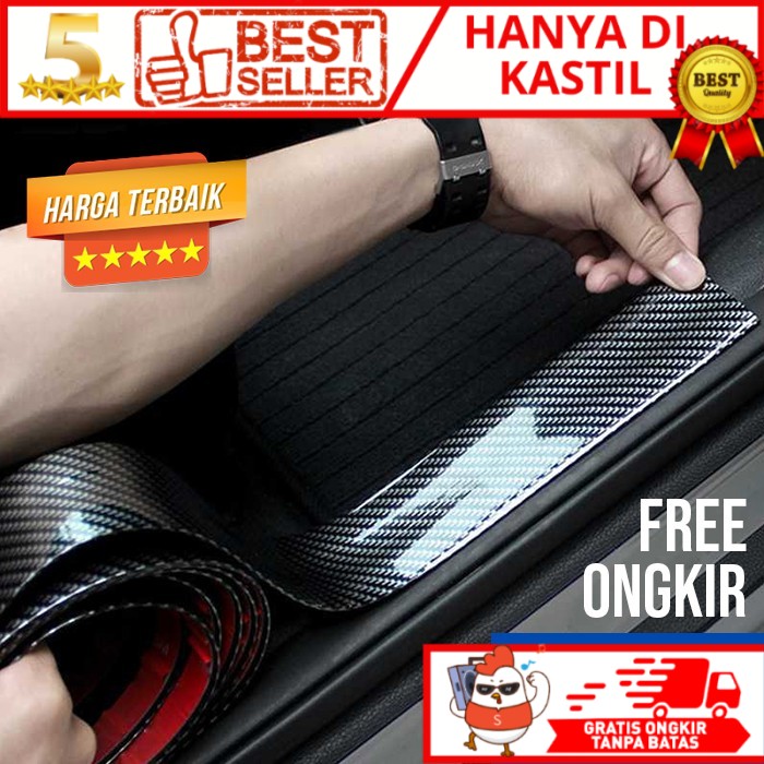 Jual STICKER VINYL CARBON FIBER MOBIL 5METER X 25 CM STIKER KARBON ...