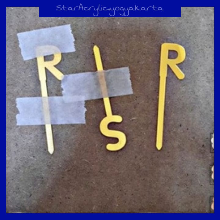 Jual Cake Topper Huruf Abjad Topper Kue Akrilik Hiasan Nama Alfabet ...