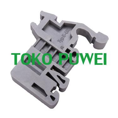 Jual hid_ E/UK EUK Screw Fixed Gray Terminal Block End Stopper Fittings Din Rail 54 | Shopee ...
