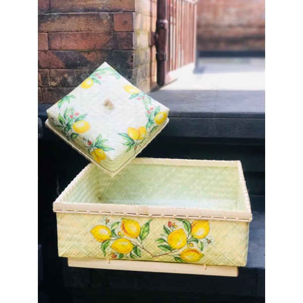 Jual Kepe anyaman bambu 30x30 | Shopee Indonesia