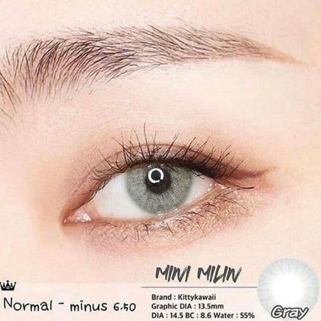 Jual Softlens Kitty Kawaii Mini Milin Gray | Shopee Indonesia