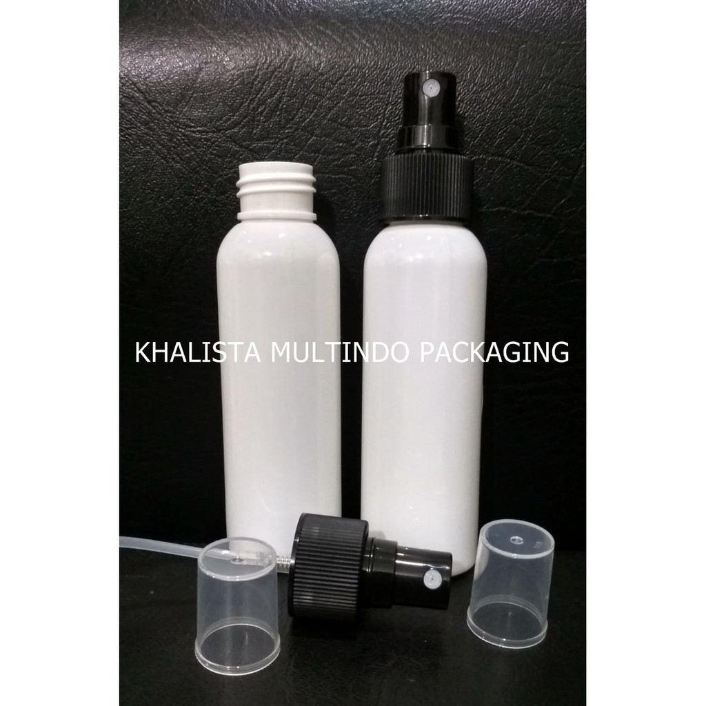 Jual Botol Spray 100 ML Putih ( Tutup Hitam ) | Shopee Indonesia