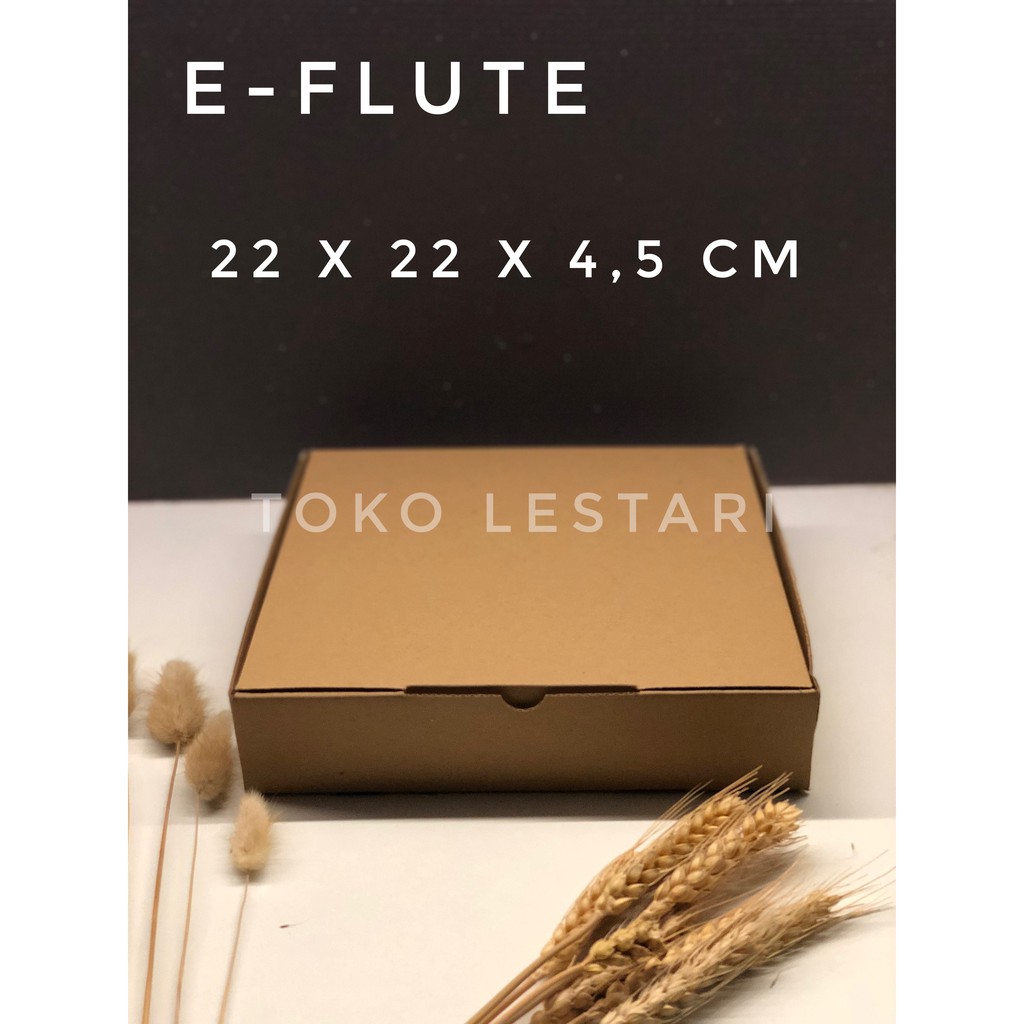 Jual Box Kardus E-Flute Coklat Untuk Packaging Olshop Sovenir Baju ...