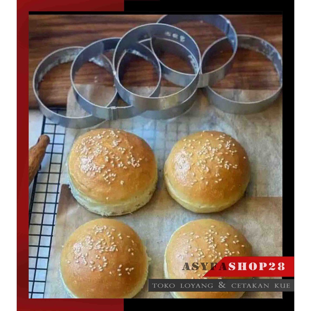 Jual Ring Roti Burger Stainless 10cm | Shopee Indonesia