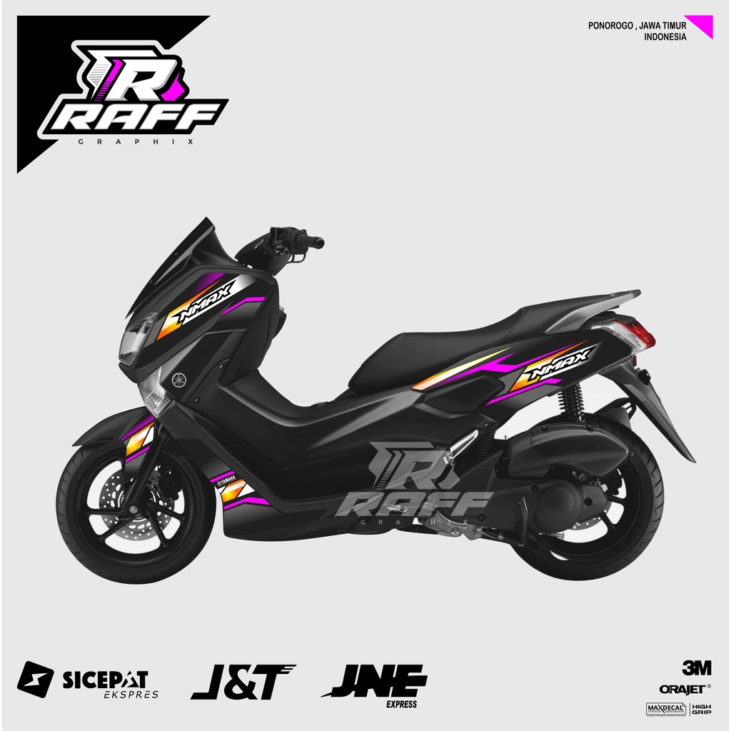 Jual Striping Variasi Sticker Nmax OLD 2015 2016 2017 2018 2019 Desain ...
