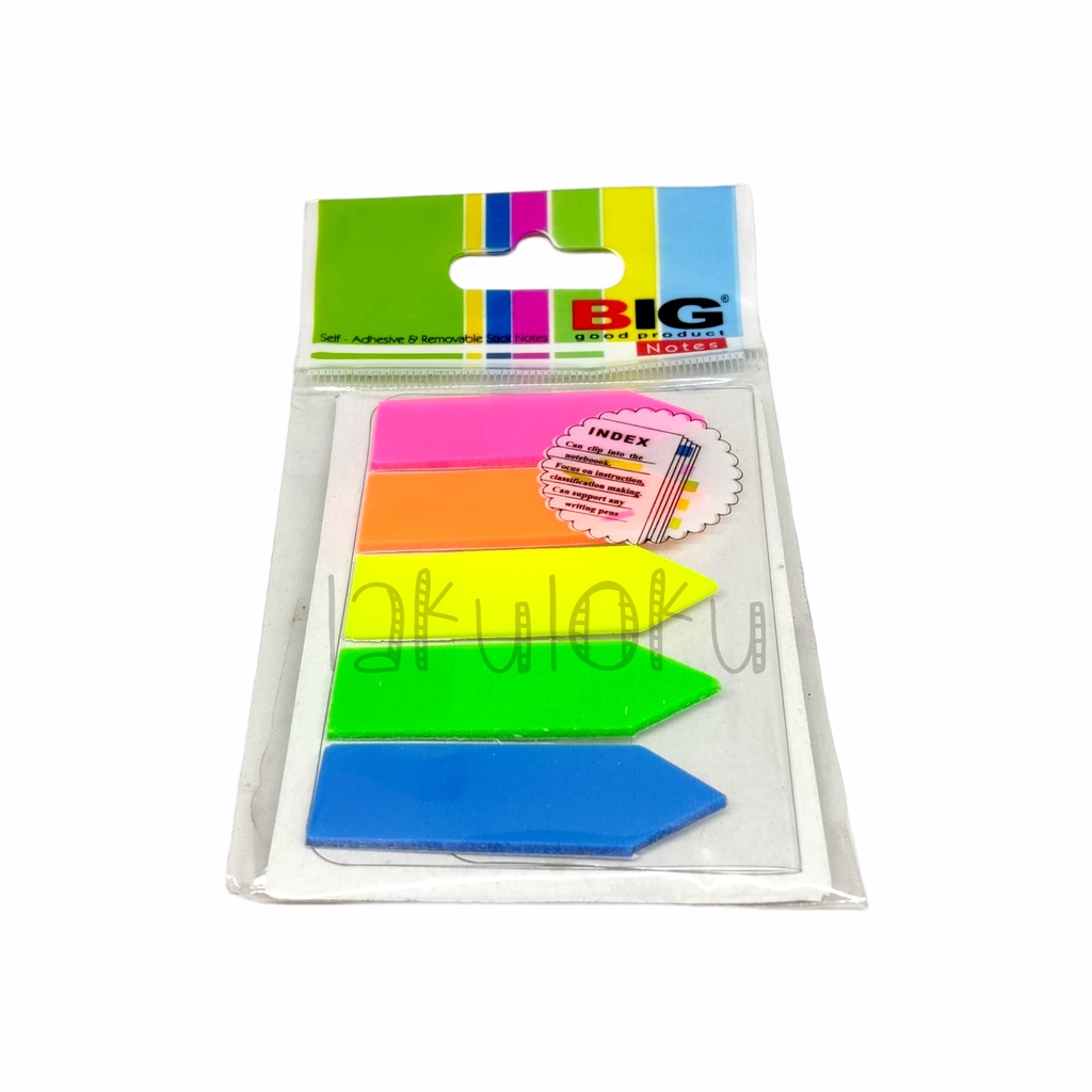 Jual Sticky Notes / POST IT / Stiker Pembatas Buku BIG bentuk Panah ...