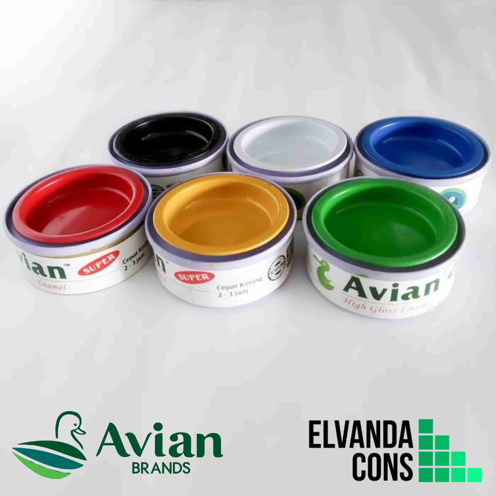 Jual AVIAN 25cc Cat Minyak Kayu dan Besi AVIAN 25 cc | Shopee Indonesia
