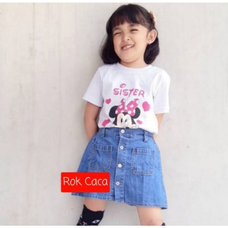 Jual Rok Jeans Denim Anak Perempuan Umur 1-9 Tahun / Rok Mini Pendek ...