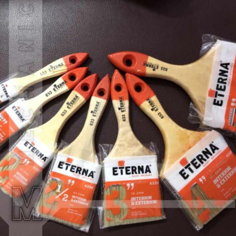 Jual kuas cat kuas 2 inch eterna premium qualiti | Shopee Indonesia