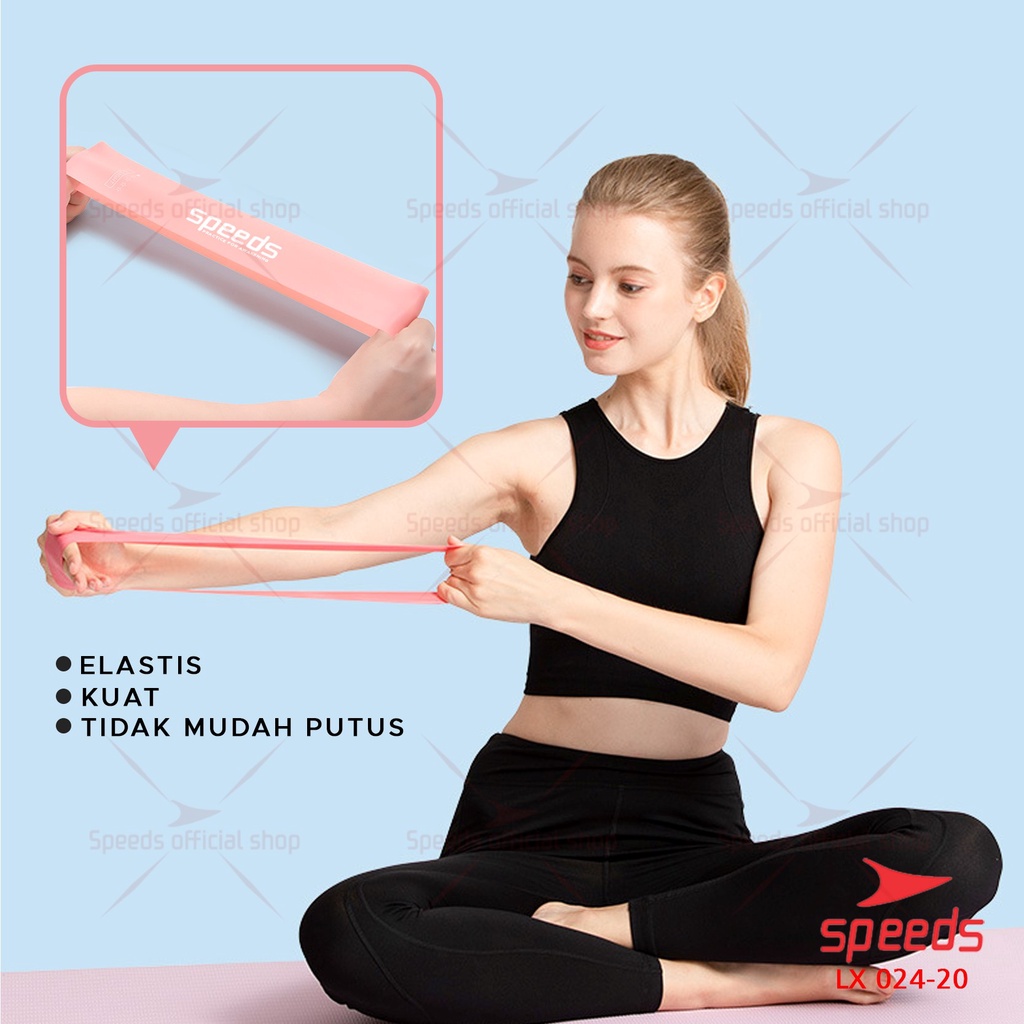 Jual SPEEDS Tali Resistance Loop Bands 1 Set isi 5pcs Elastis Fitness ...