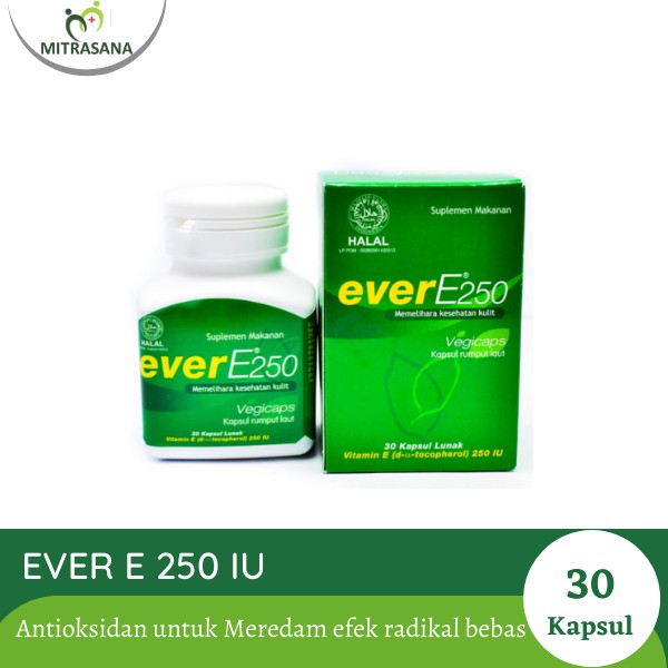 Jual Ever E 250 IU isi 30 Kapsul Lunak | Shopee Indonesia