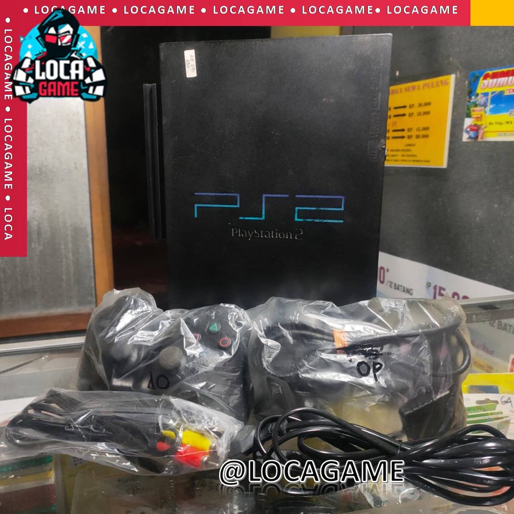 Jual PLAYSTATION 2 PS2 FAT/TEBAL BEKAS HDD 80GB LENGKAP BISA PILIH ...