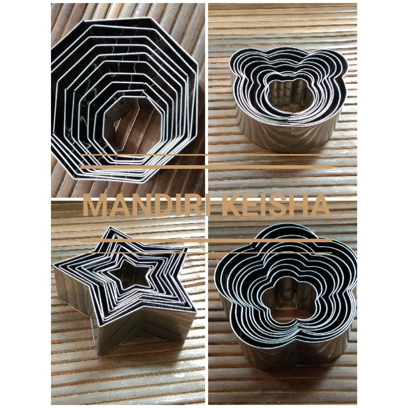 Jual RING CUTTER KUE MACAM-MACAM BENTUK 1SET 10PCS | Shopee Indonesia