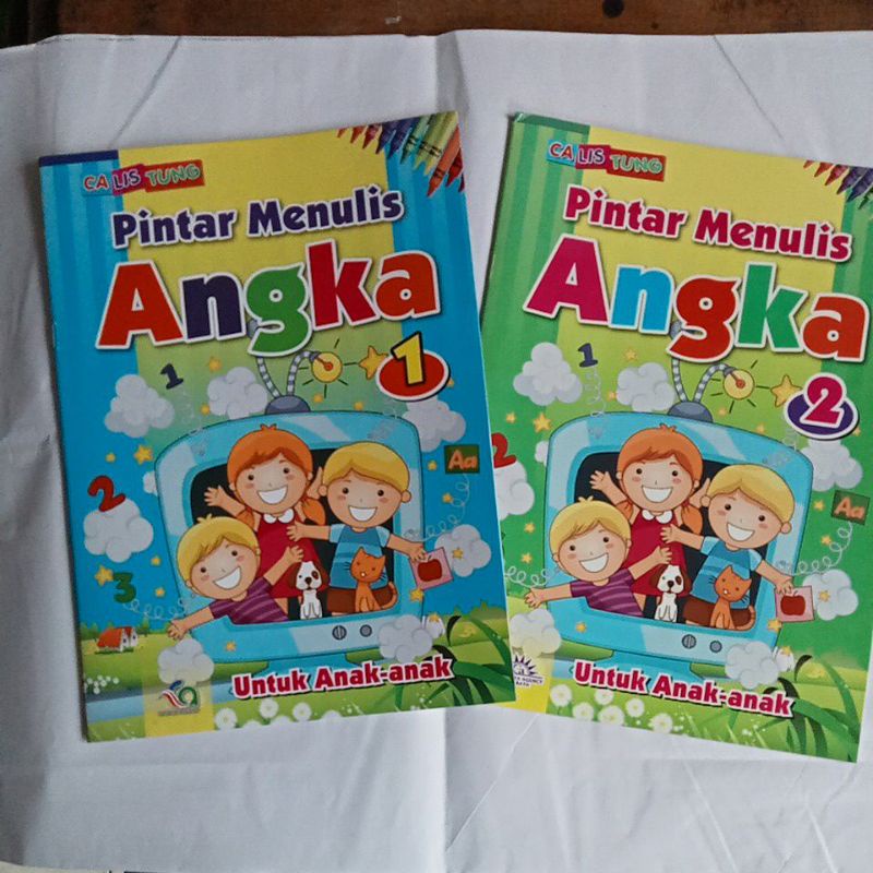 Jual Buku menulis angka untuk anak-anak jilid 1 dan 2 | Shopee Indonesia