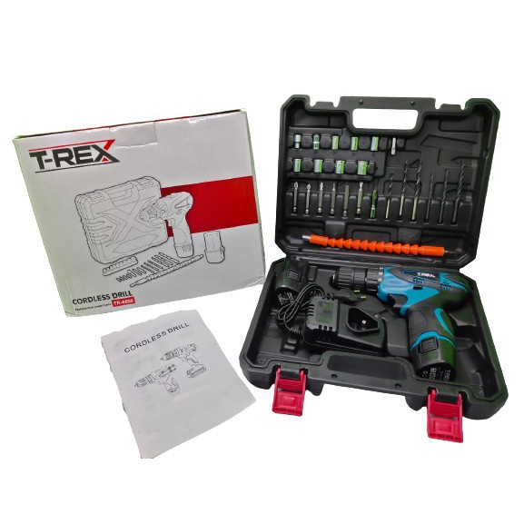 Jual Mitra Tk - Mesin Bor Baterai T-Rex Trex 12 Volt 10mm Cordless Drill Screwdriver | Shopee ...