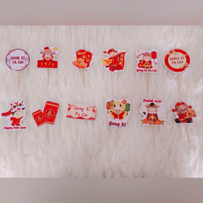 Jual Topper Gong xi fa cai topper imlek topper chinese new year ver 1 ...