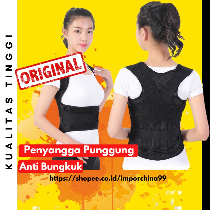 Jual Alat Penyangga Penegak Punggung Pria Wanita Korset Pelurus ...