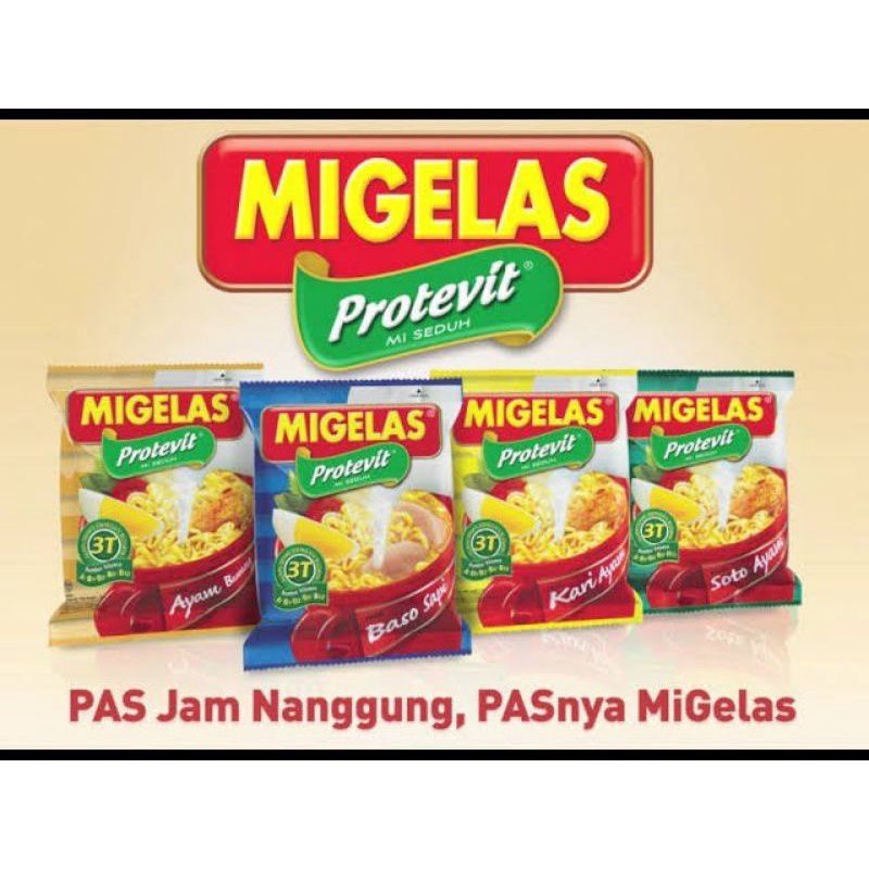 Jual Migelas Renceng 28gr x 11 / Migelas Protevit / Mi Instan | Shopee ...