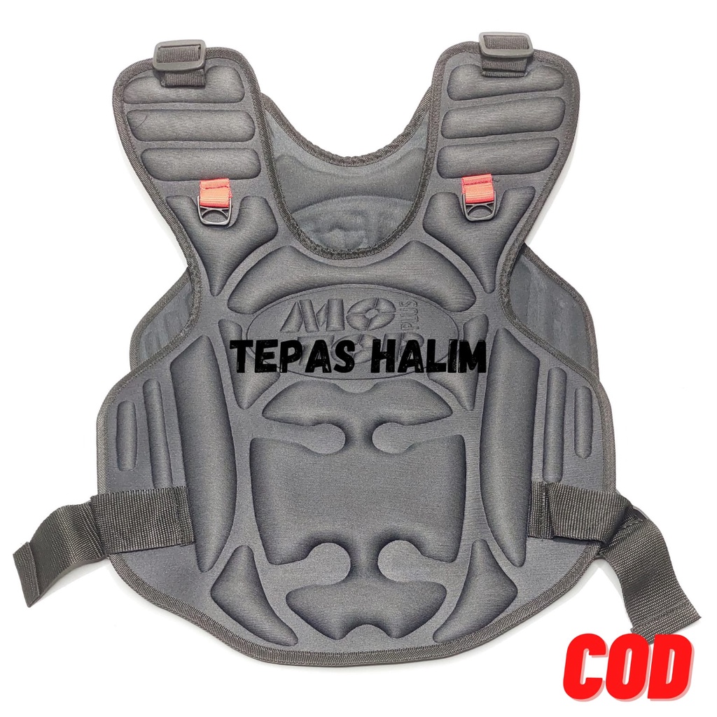 Jual rompi motor pria motor plus pelindung dada anti angin double layer ...