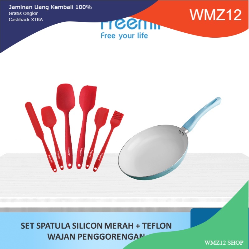 Jual wmz Bundle Special - freemir Set Spatula Silikon Peralatan Masak 6 ...